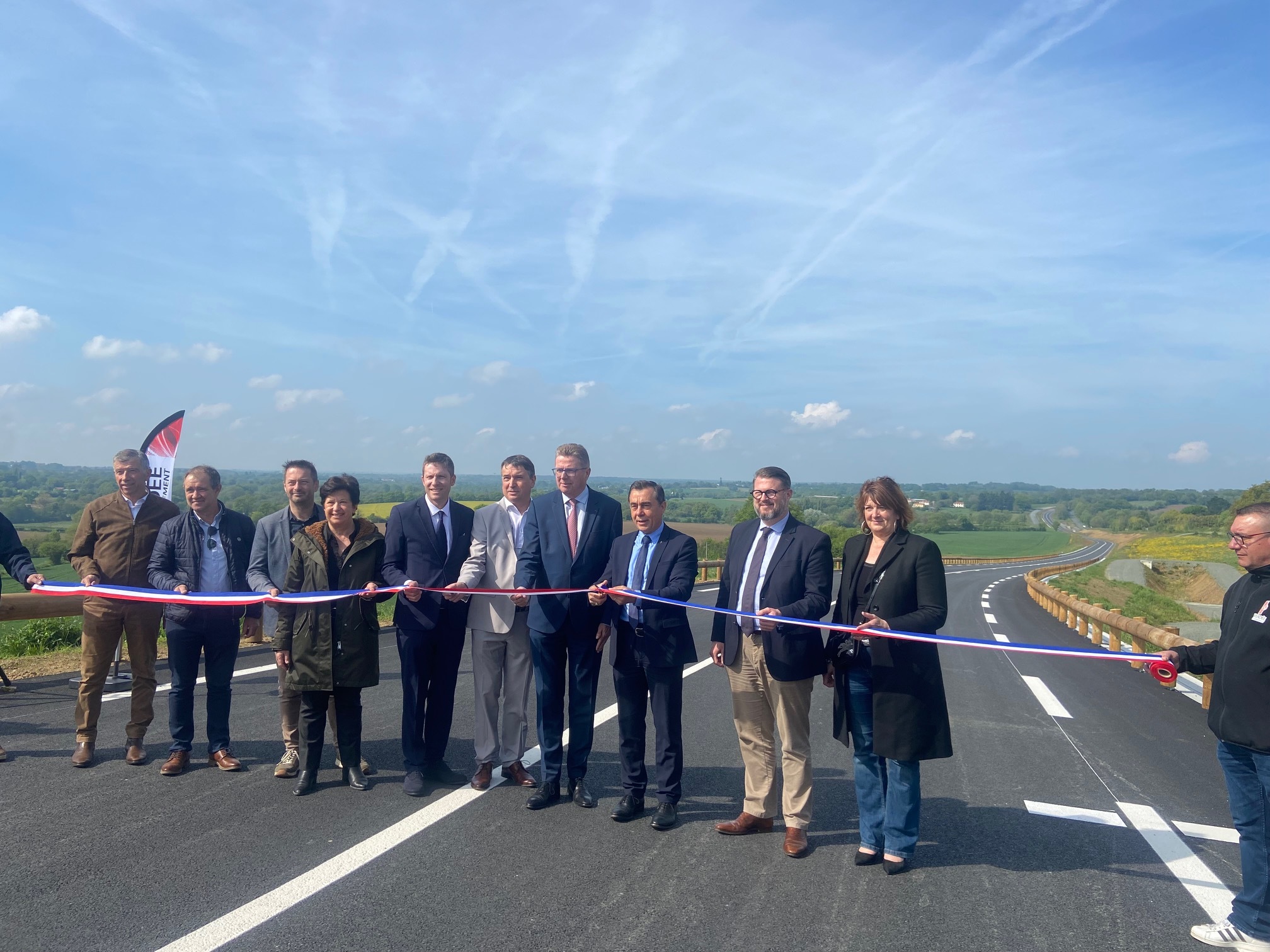 Inauguration de la RD11 - CC du Pays des Herbiers (85)